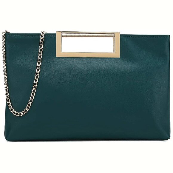Bags | Charming Tailor Fashion Pu Leather Handbag Stylish Women Emerald ...